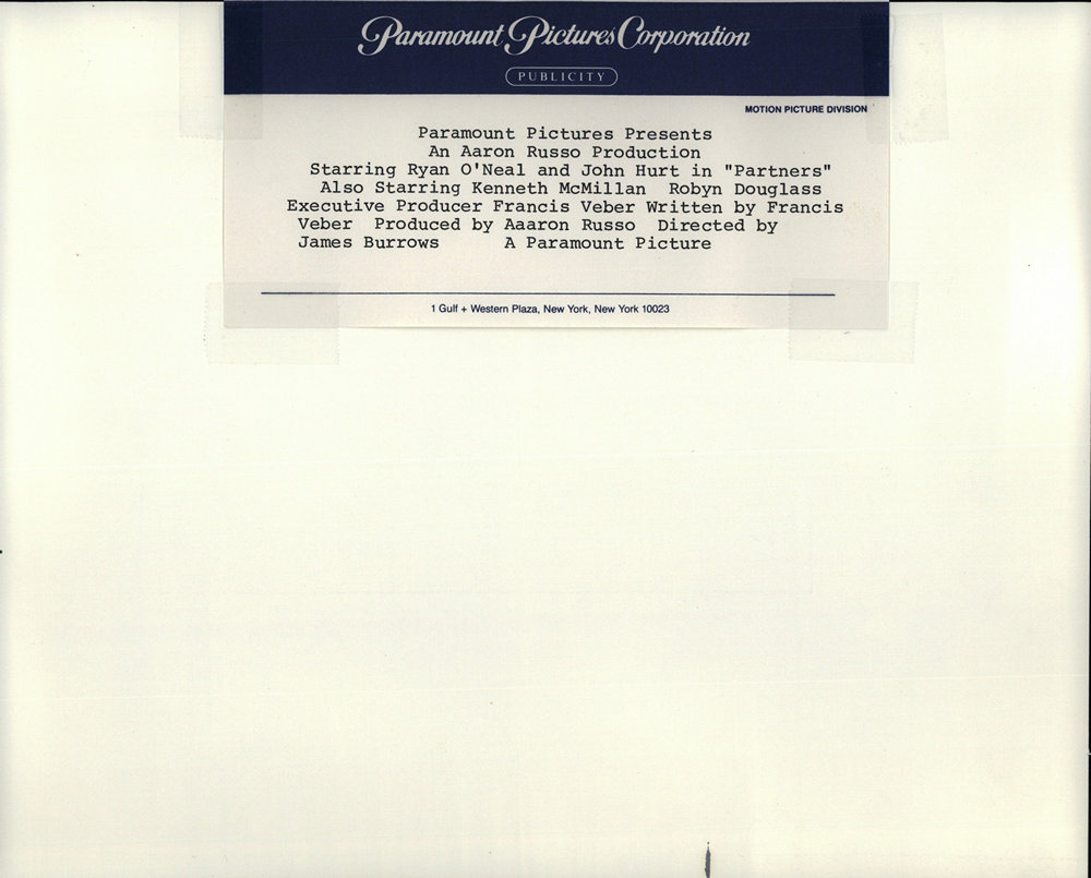 Scenes from PArtners 1983 vintage promo photo print - Historic Images