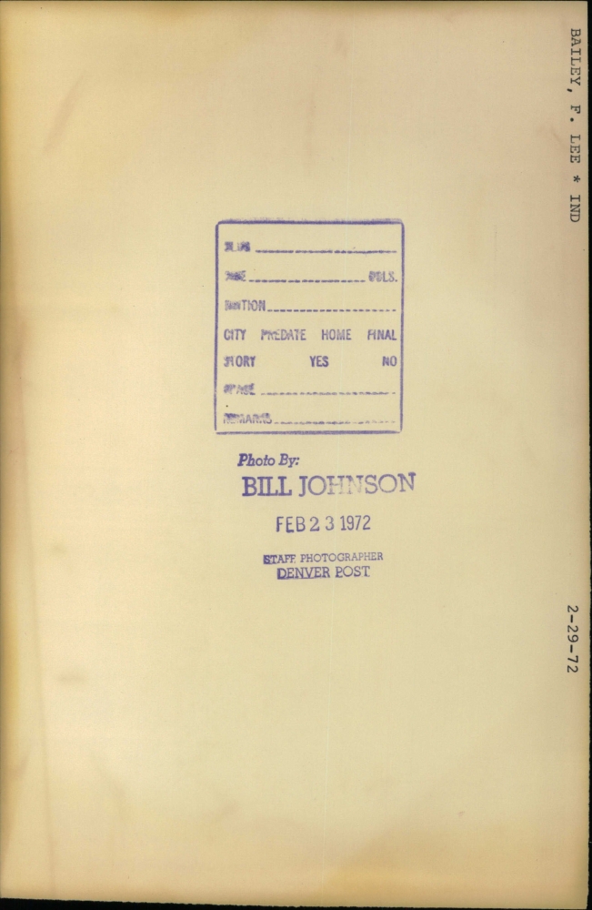 1972 Francis Lee Bailey Jr. lawyer - Historic Images