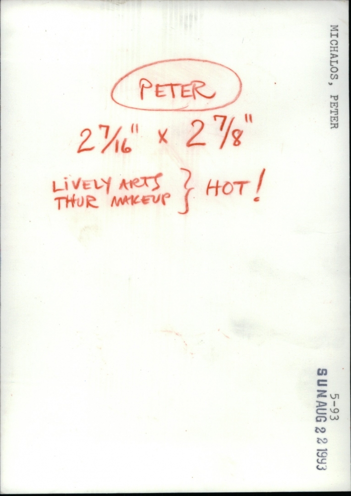 1993 Press Photo Peter Michalos author "Psyche" - RRW99111 - Historic ...