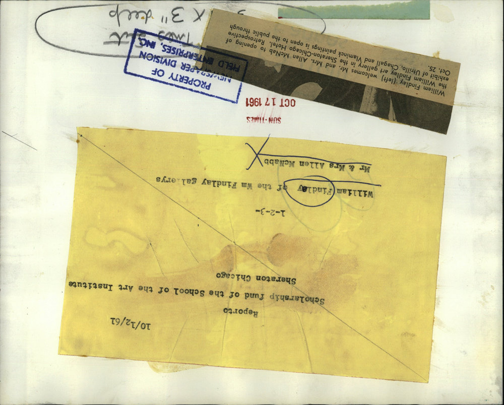 1961 Press Photo William Findlay Mr Mrs Allan McNab Open Gallery Shera ...