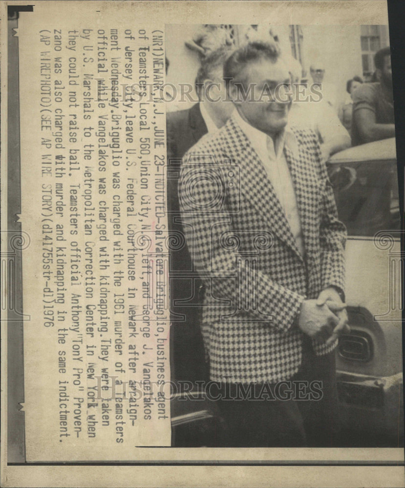1976 Press Photo Business Agent Salvatore Briguglio Indicted - Historic ...