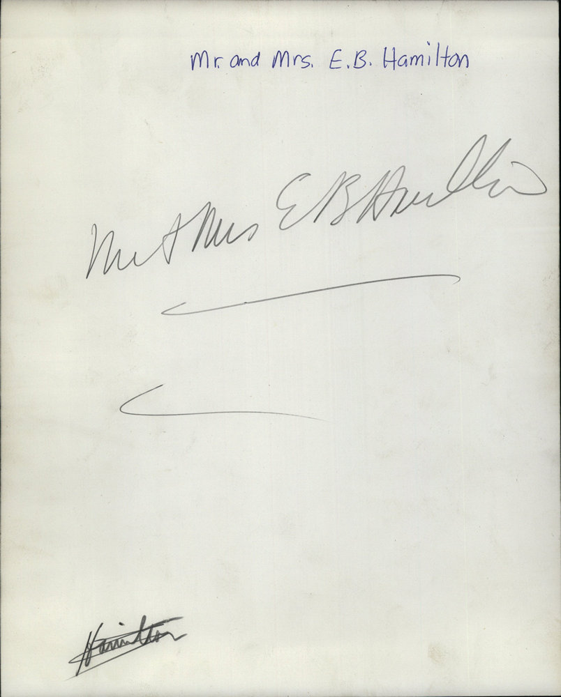 Press Photo Mr. and Mrs. E. B. Hamilton Chicago Socialites - Historic ...