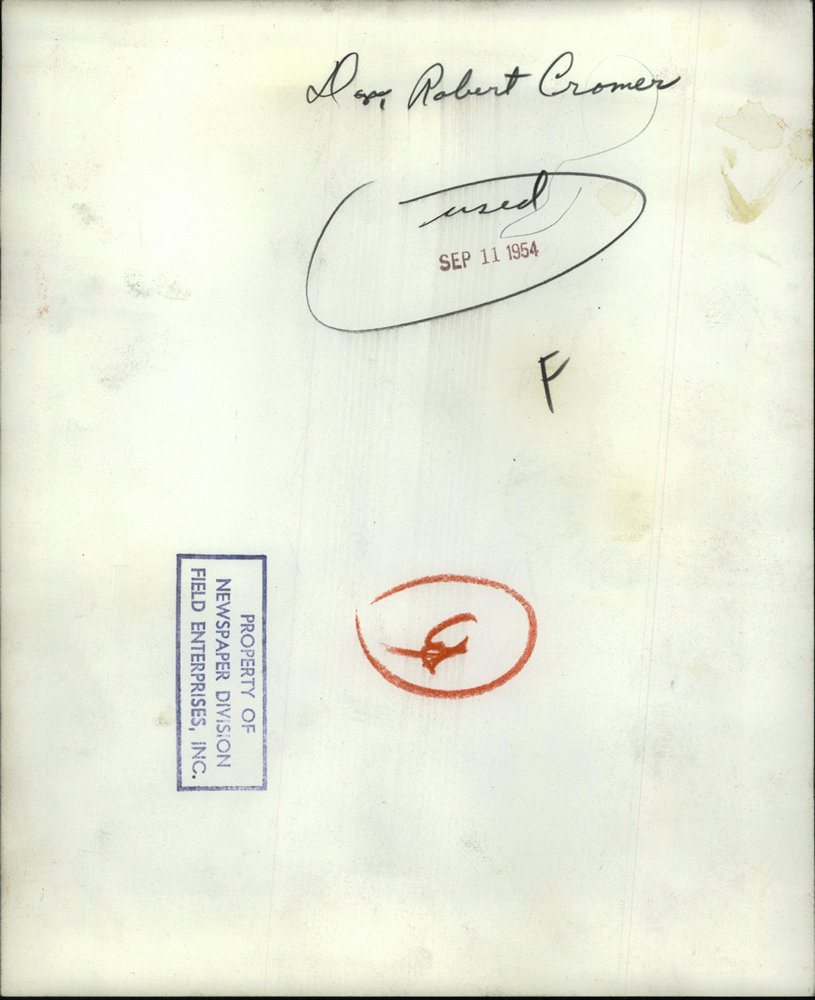 1954 Press Photo Robert Cromer - Historic Images