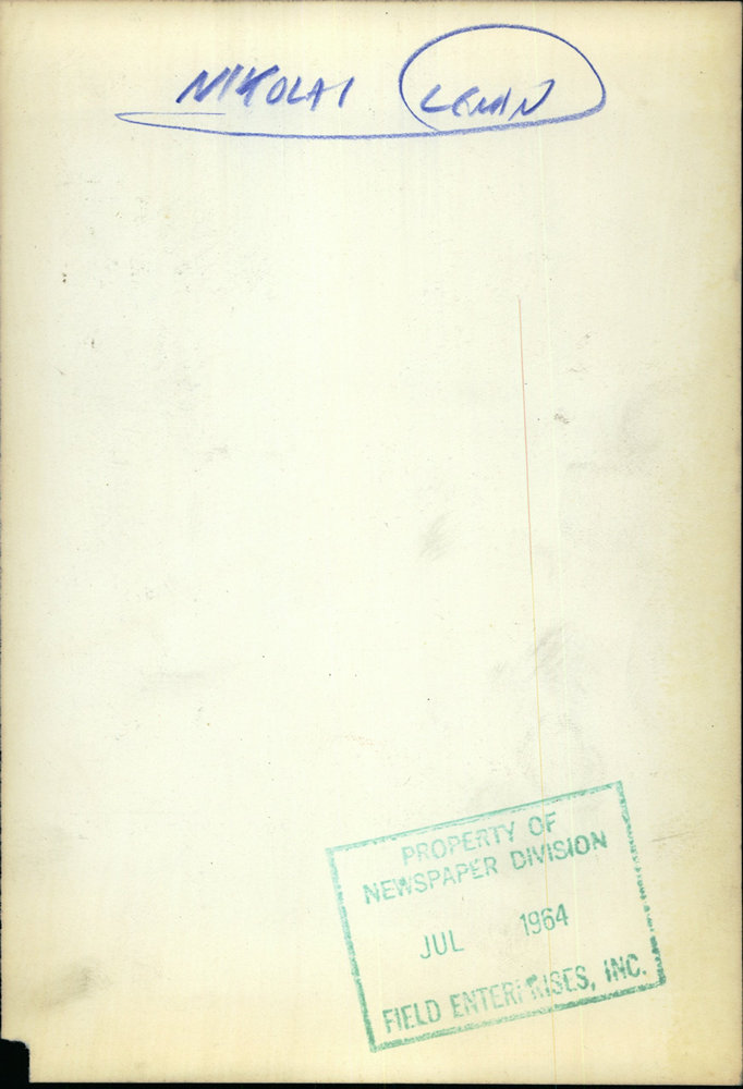 1964 Press Photo Nikolai Lenin Childhood Picture at Age 4 - Historic Images