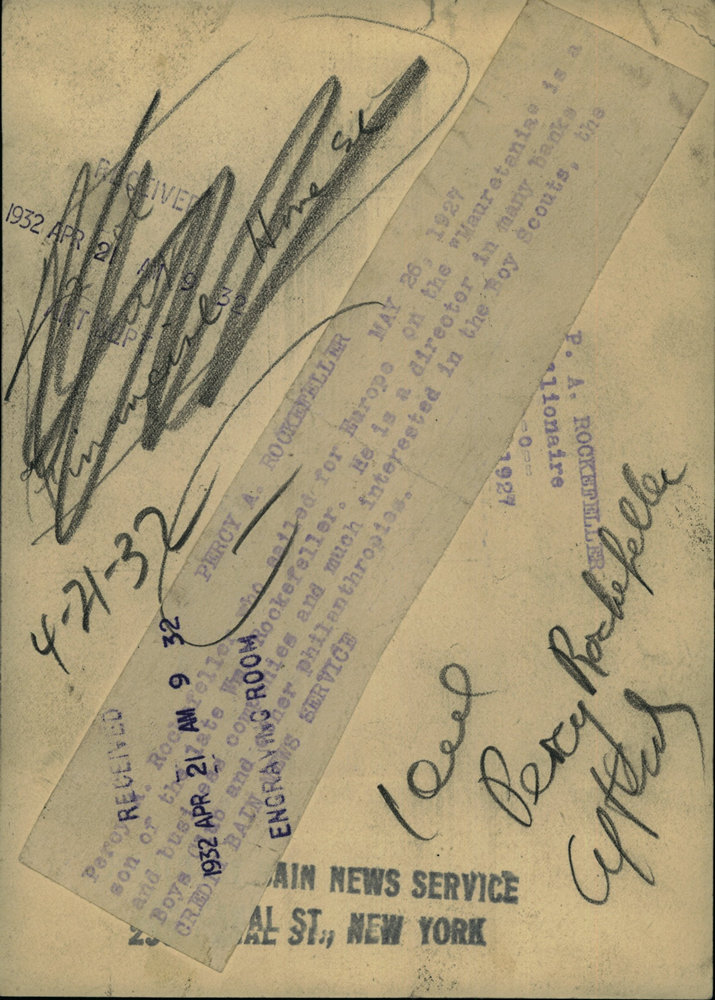 1932 Press Photo PERCY A. ROCKEFELLER VICE PRESIDENT OWENOKE CORPORATI ...