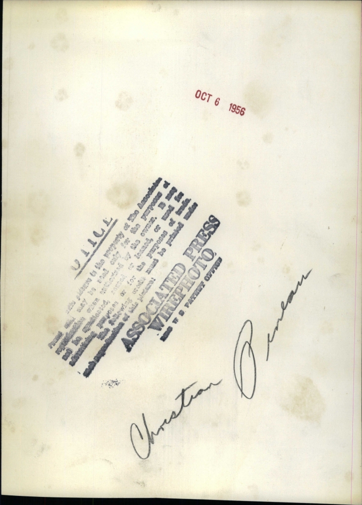French Foreign Minister Christian Pineau French Ambassador to 1956 ...