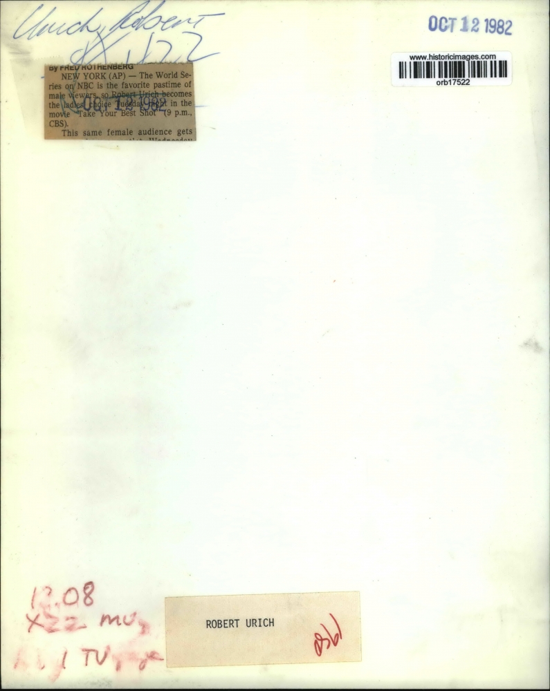 1982 Press Photo Robert Ulrich is ladies choice on CBS Take your Best ...